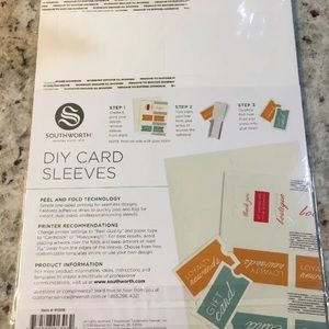 southworth | Office | Diy Card Sleeve For Business Work Or School ...